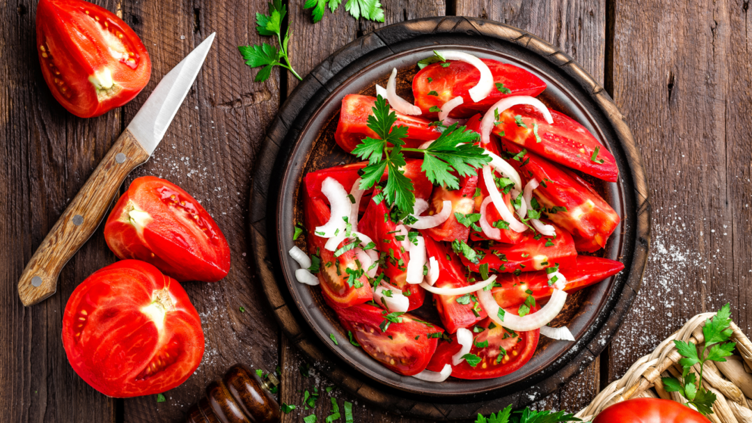 Salată de roșii - dar delicioasă (cu reteta) | Quick Lunch